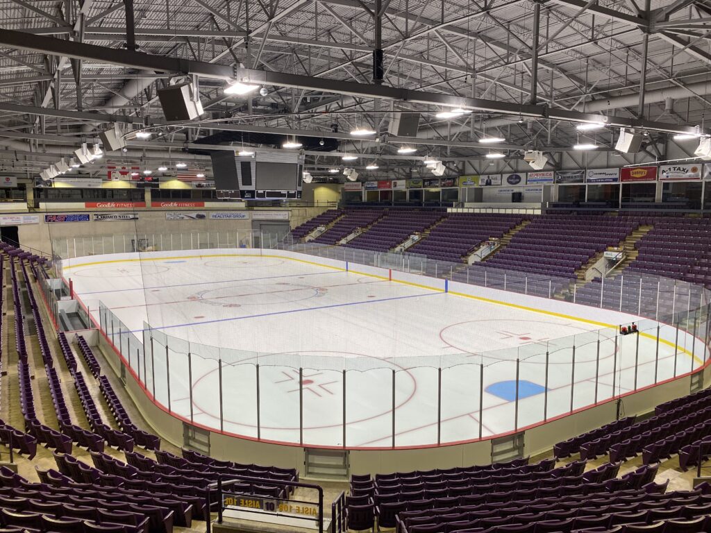 CAA Centre - Dasher Board Replacement - Riley Sports